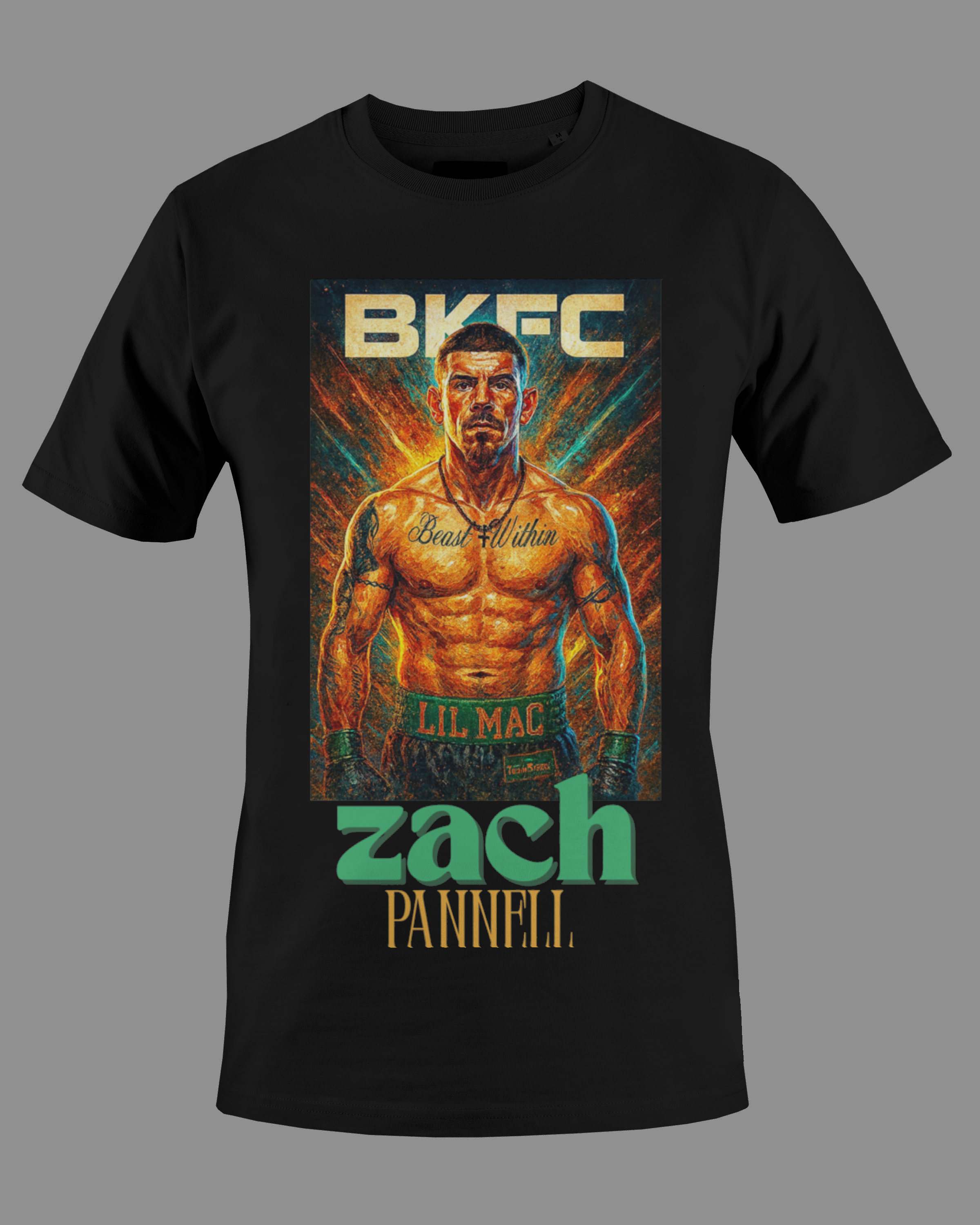 Zach Pannell REBORN Fight Shirt. – Just Blazed Clothing Company